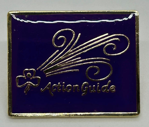Action Badge - Purple Metal - The Guide Shop - Coastal Valleys Region
