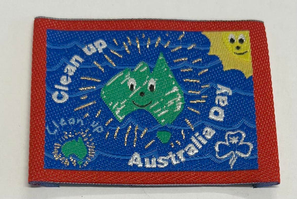 Clean Up Australia Day Red - Fun Badge - The Guide Shop - Coastal ...