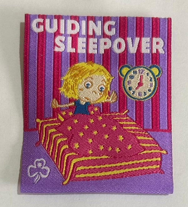 Guiding Sleepover - Fun Badge - The Guide Shop - Coastal Valleys Region