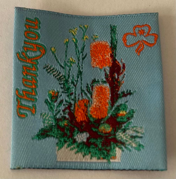 Thank You Native Flowers - Fun Badge - The Guide Shop - Coastal Valleys ...